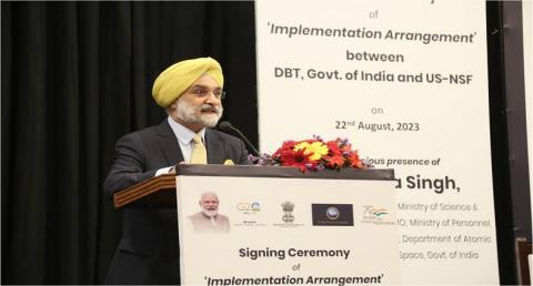 Signing Ceremony of Implementation Arrangement between DBT, Govt. of ...