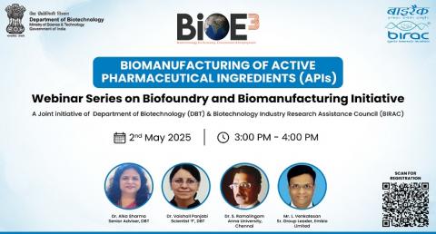 Webinar Series on Biofoundry and Biomanufacturing Initiative ...